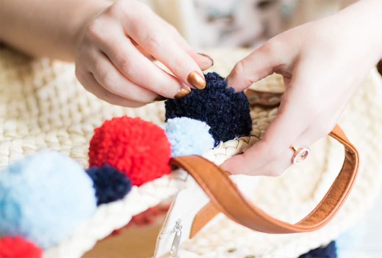 DIY Mon Sac Pompons Les Petits Boudins Le Blog DIY Mon Sac Pompons Les Petits Boudins Le Blog